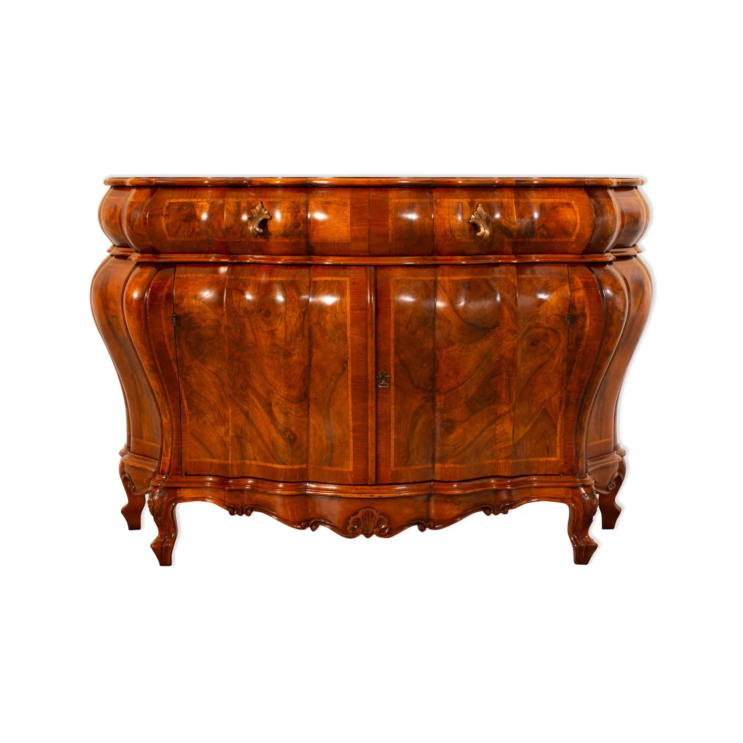 Sideboard with triple convex body - Sommacal